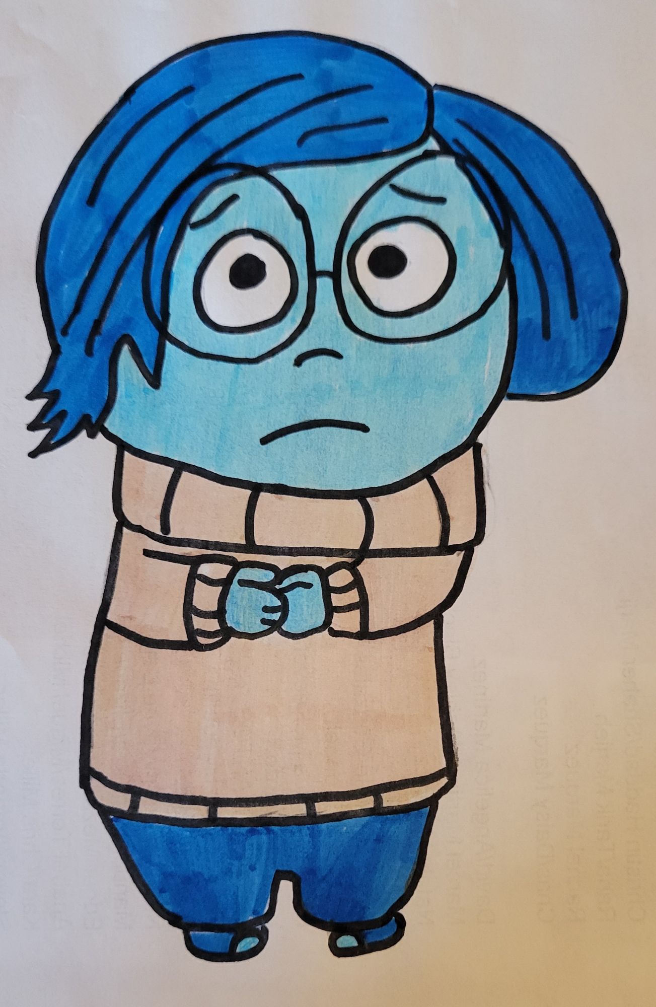 Sadness: Artwork and Poem – M.A.D. Works