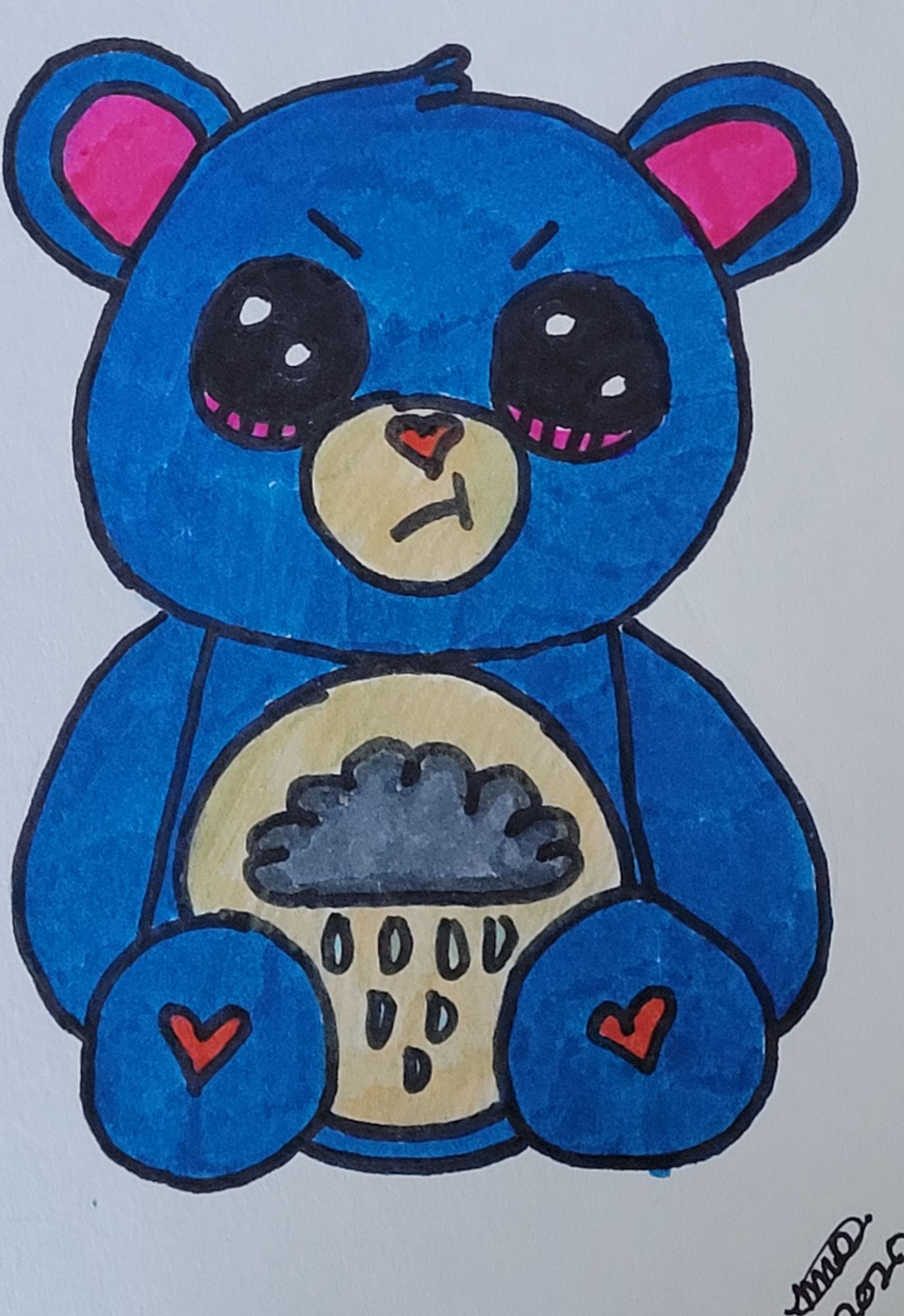 Artwork & Poem Grumpy Bear – M.A.D. Works