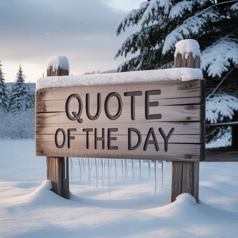 Quote for January 12, 2025 – M.A.D. Works